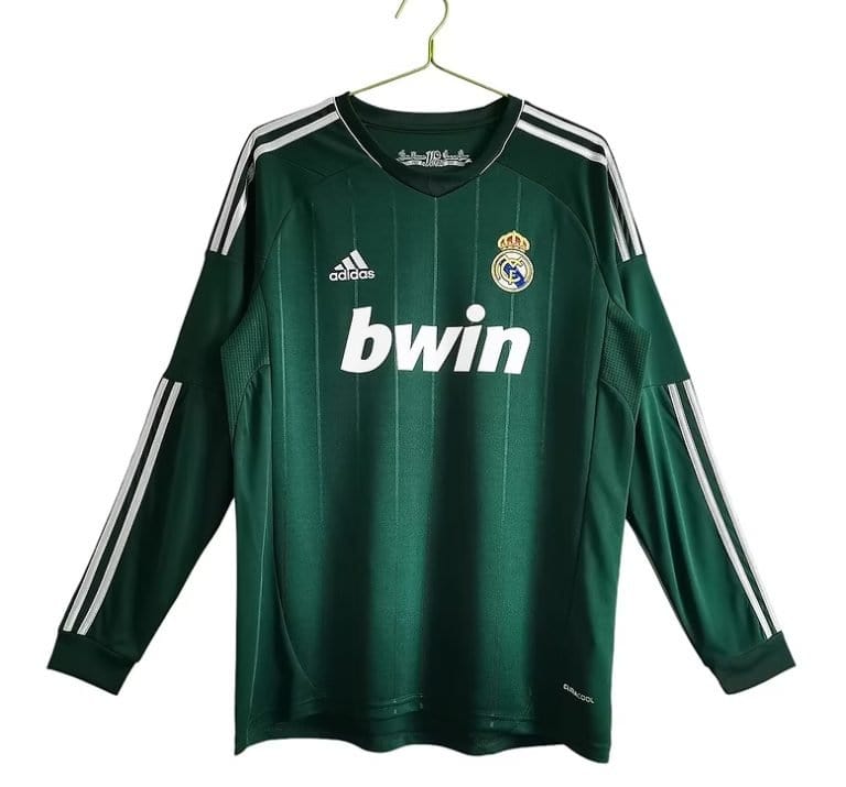 Real Madrid 12/13 Third Jersey - Long Sleeve Retro Version - nicejsy